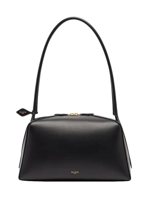 Alaïa Le Bouledogue Leather Tote Bag - Black