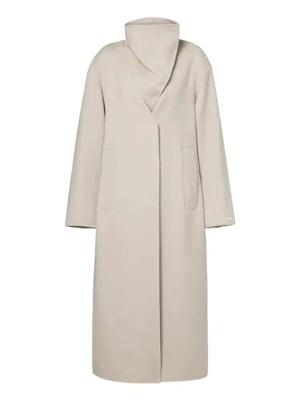 Sportmax Virgin Wool Coat - Beige