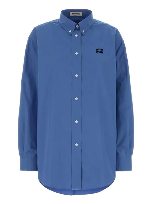 Miu Miu Button-up Shirt - Blue