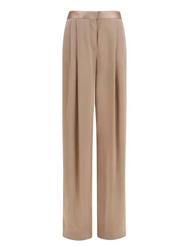TOM FORD Straight Silk Pants - Cream