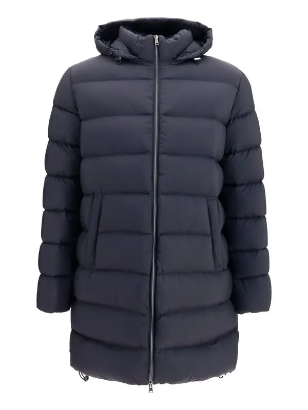 Herno Long Padded Jacket - Black