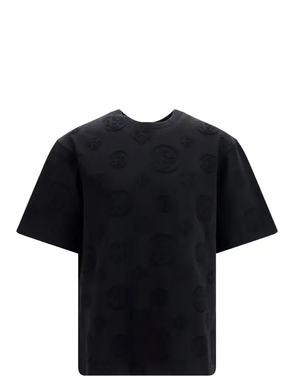 Casablanca Oversized All-over Monogram T-shirt - Black