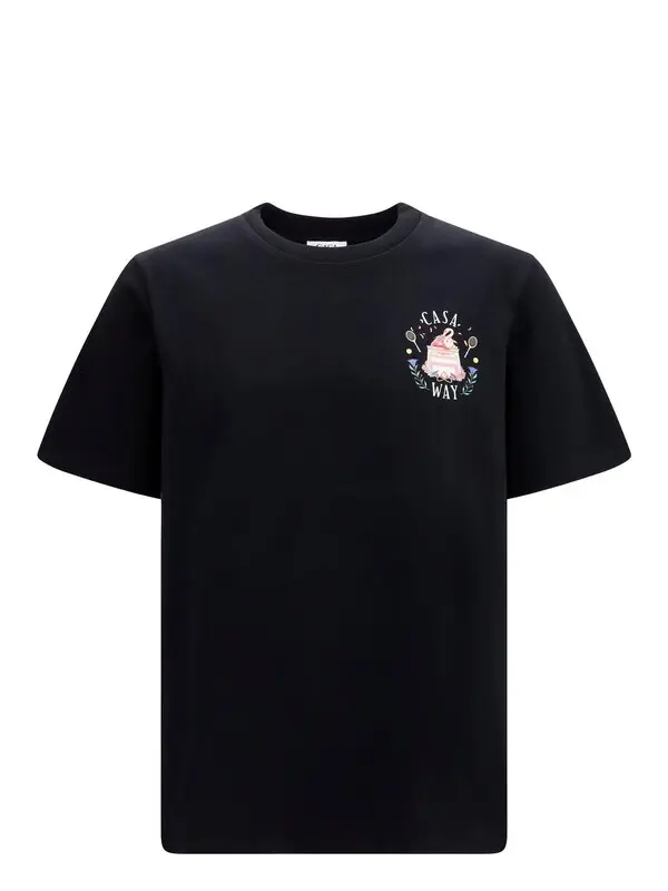 Casablanca Casa Way Graphic T-shirt - Black