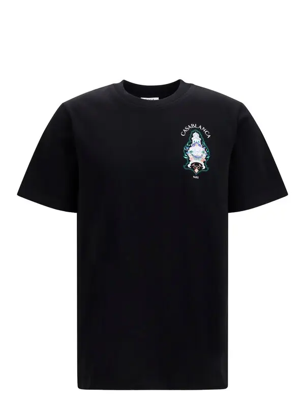 Casablanca Paris Graphic T-shirt - Black