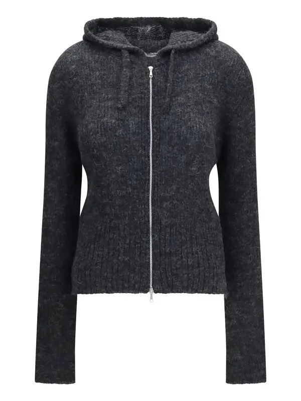 Our Legacy Alpaca-blend Zip-up Hoodie - Gray