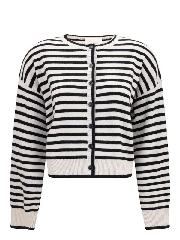 LISA YANG Marit Striped Cardigan - Multicolor