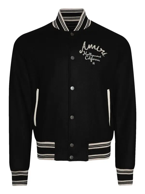 Amiri Hollywood Bomber Jacket - Black