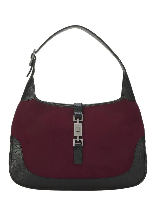 Gucci Wool Jackie Hobo Bag - Red