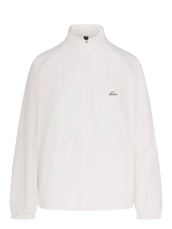 NIKESKIMS Oversized Track Jacket With Zipper - Ivory