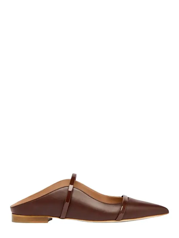 MALONE SOULIERS Maureen Leather Mules - Brown