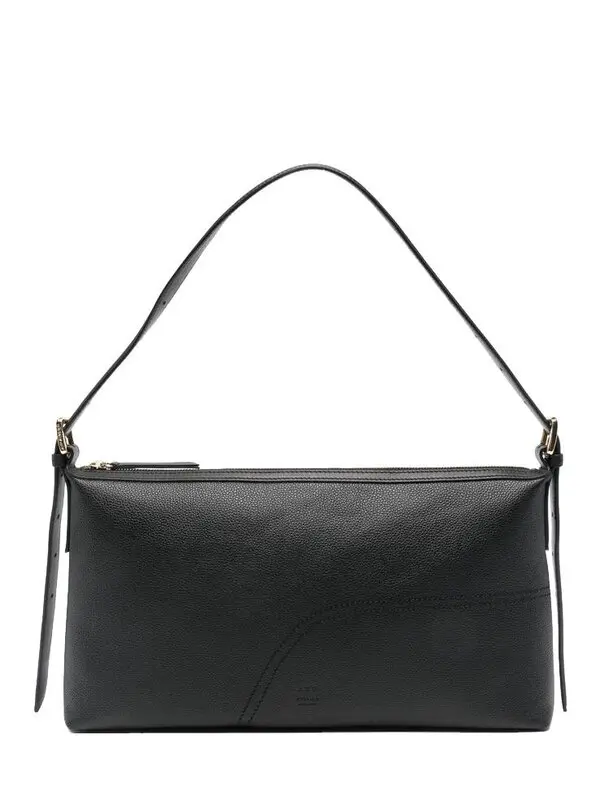 ATP ATELIER Textured Calf Leather Shoulder Bag - Black