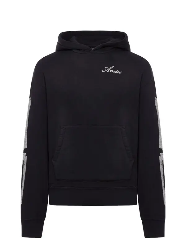 Amiri Bones Oversized Hoodie - Black