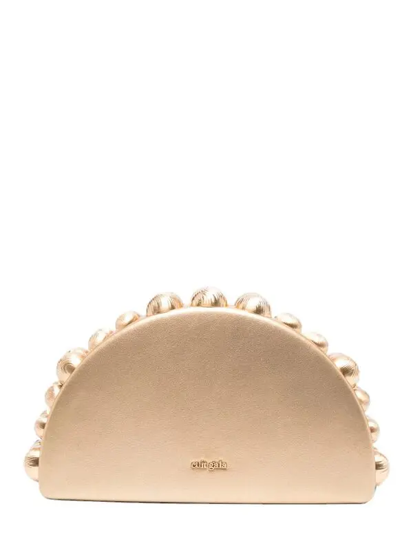 Cult Gaia Pearlescent Clutch Bag - Gold