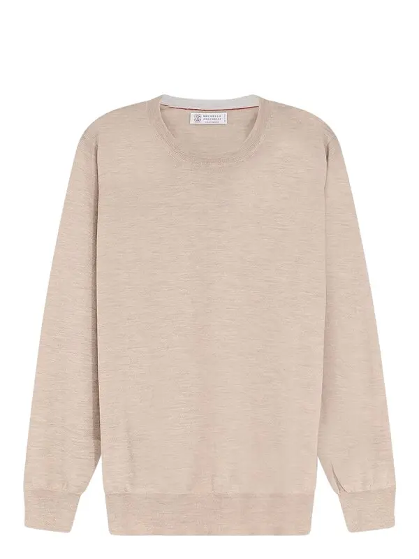 Brunello Cucinelli Cashmere And Silk Crew Neck Sweater - Multicolor