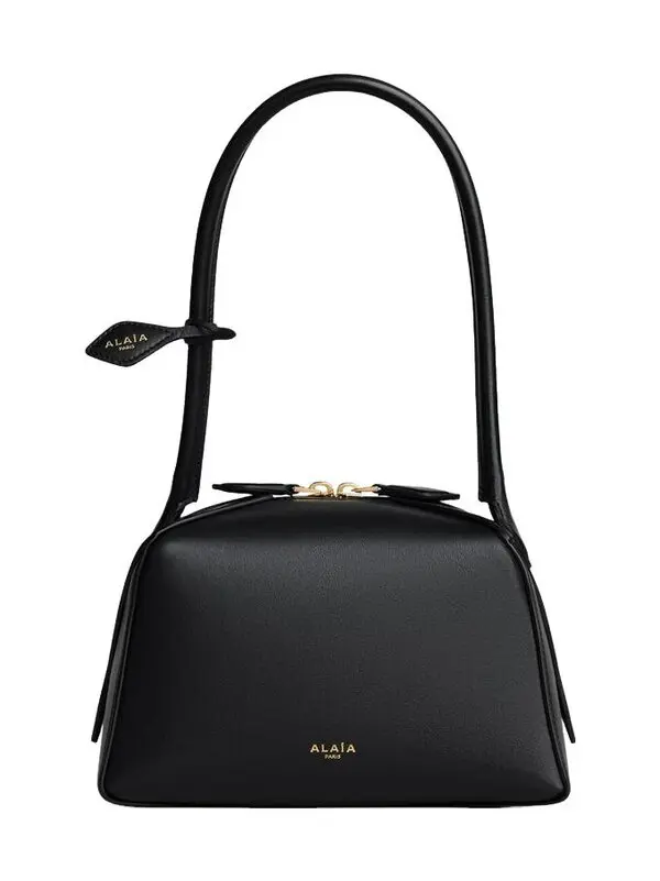 Alaïa Le Teckel Small Calfskin Bag - Black