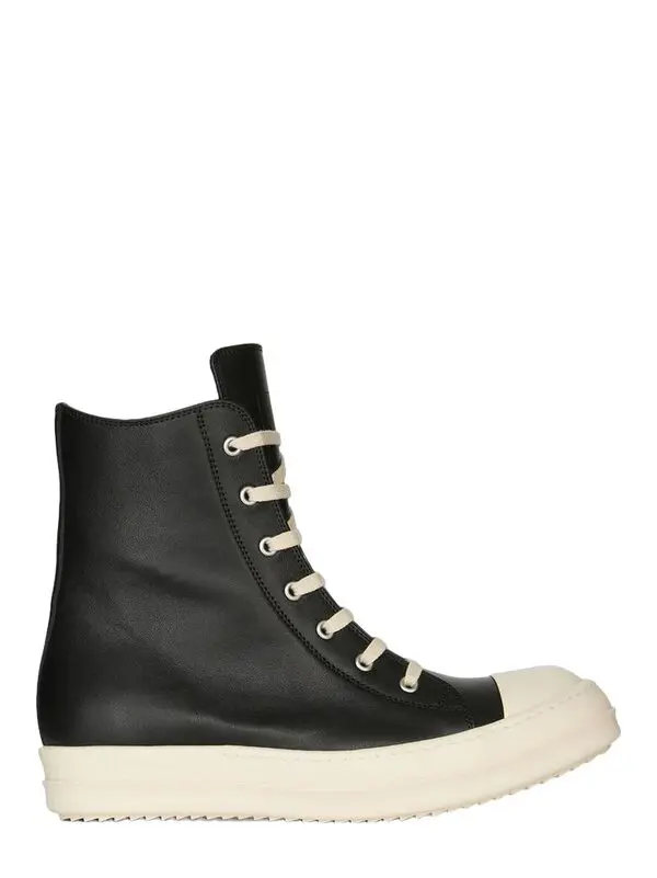 Rick Owens High-top Calfskin Sneakers - Multicolor