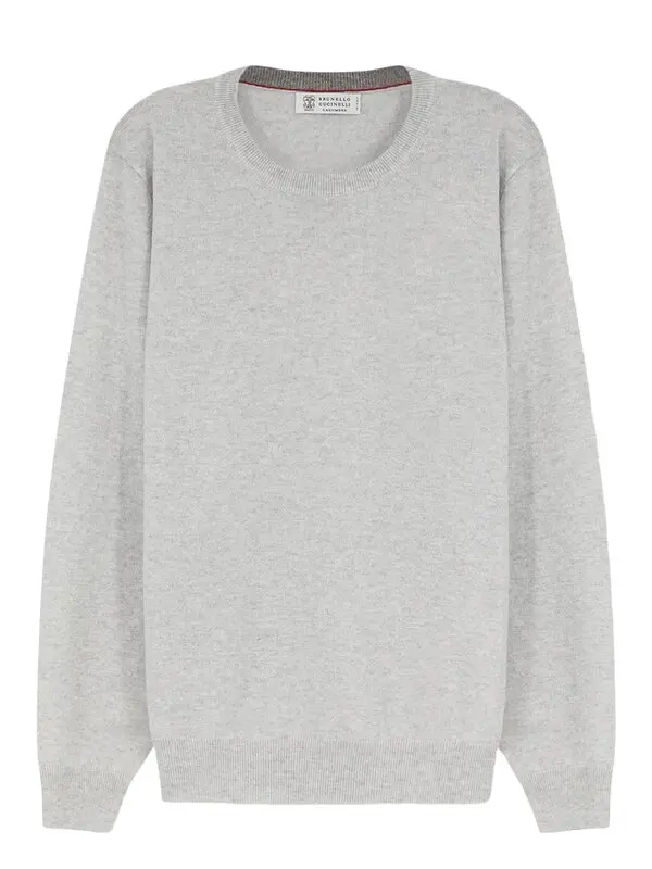 Brunello Cucinelli Cashmere Crew Neck Sweater - Multicolor