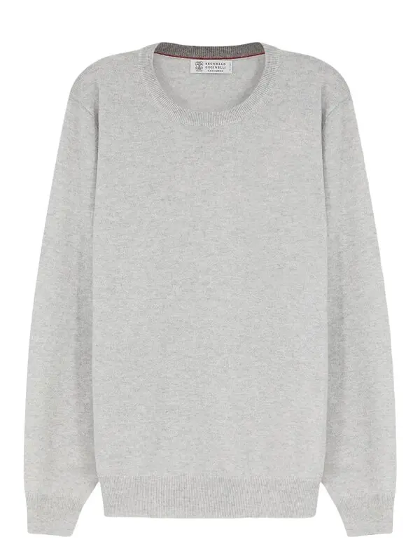 Brunello Cucinelli Cashmere Crew Neck Sweater - Multicolor