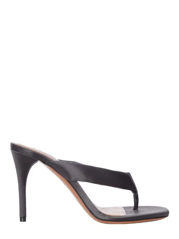 Alaïa Spongy Denim Platform Sandals - Multicolor