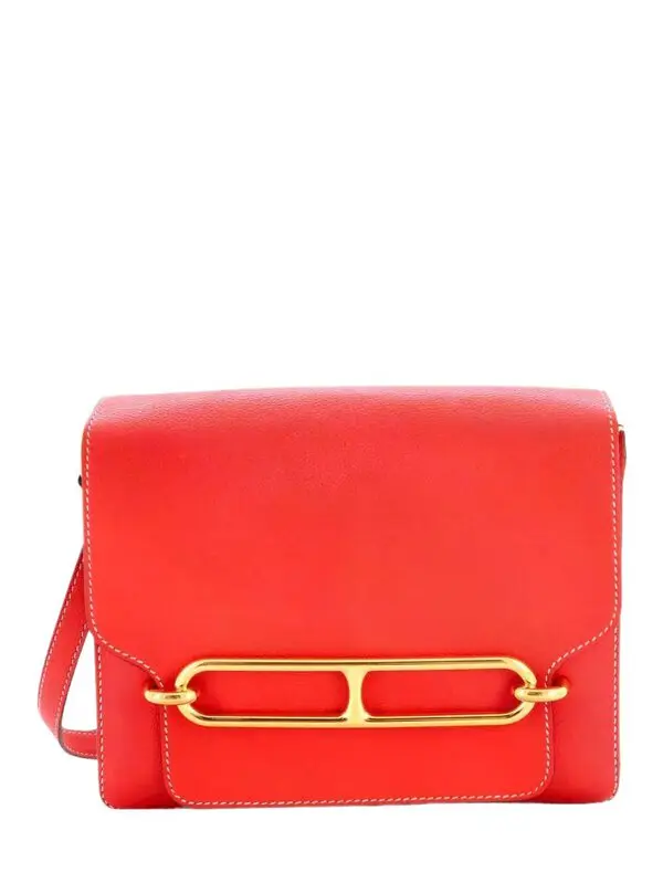 Hermès Roulis Bag Evercolor 23 Crossbody Bag - Red