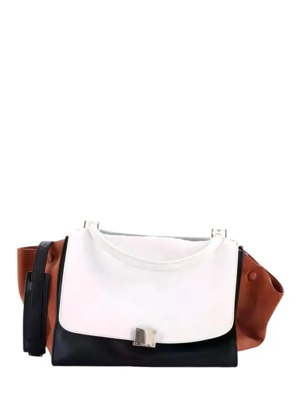 Celine Tricolor Trapeze Satchel - Multicolour