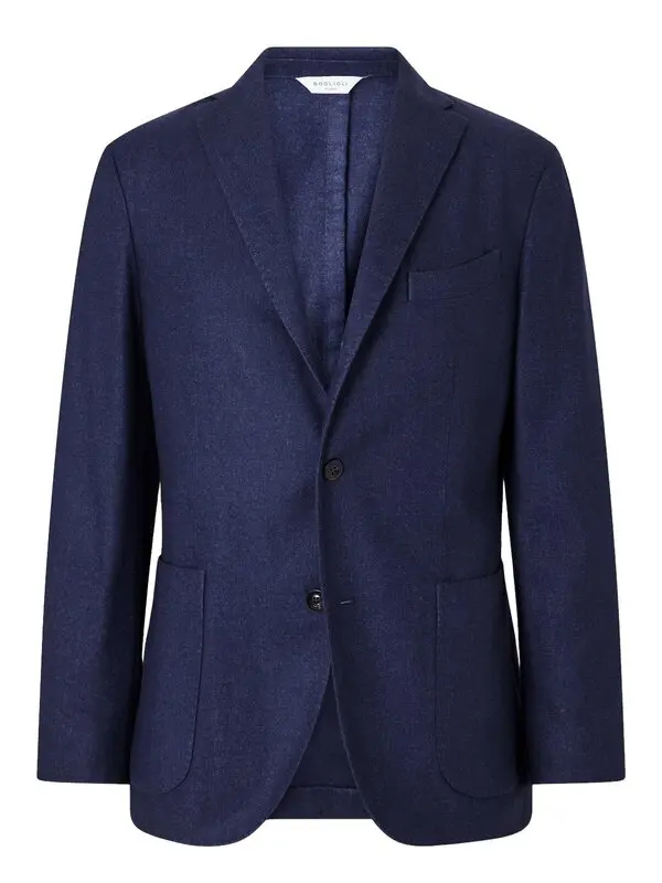 Boglioli Wool-blend Blazer - Blue