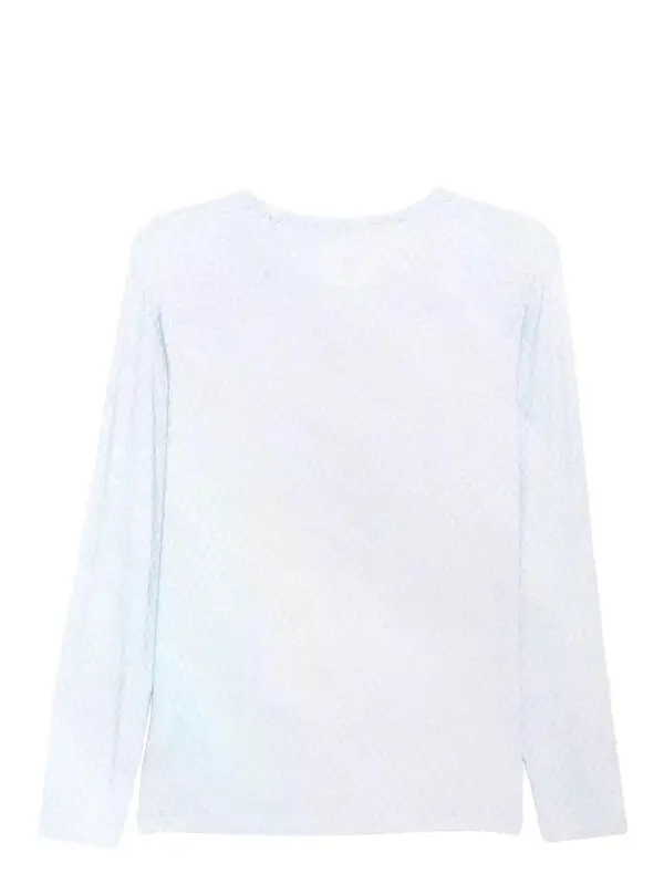 PIP STUDIO Long Sleeve Scoop Neck T-shirt - Blue