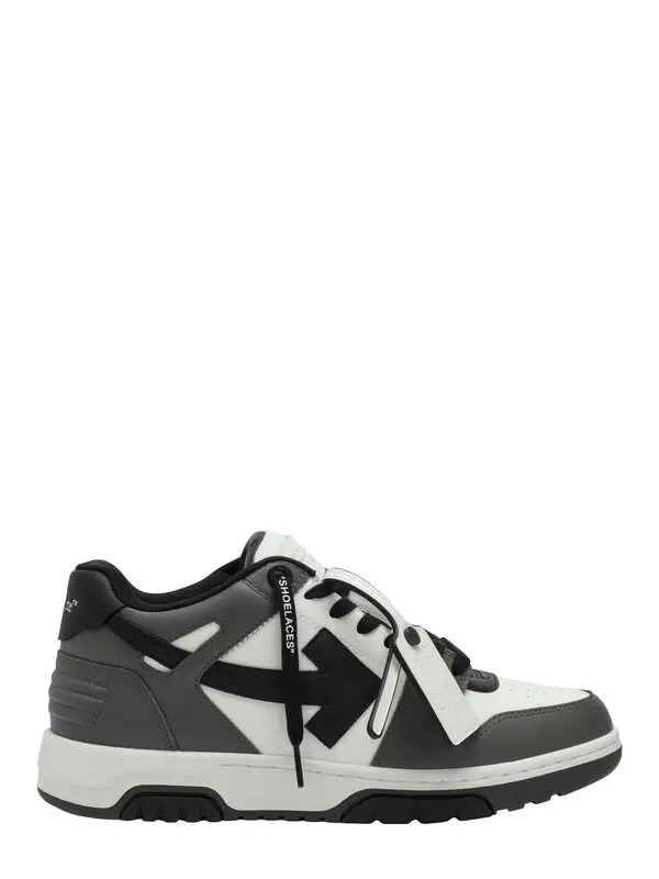 Off-White Out Of Office" Leather Sneakers - Gray