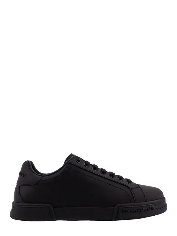 Dolce & Gabbana Portofino Leather Lace-up Sneakers - Multicolor