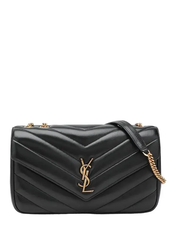 Saint Laurent Medium Loulou Shoulder Bag - Black