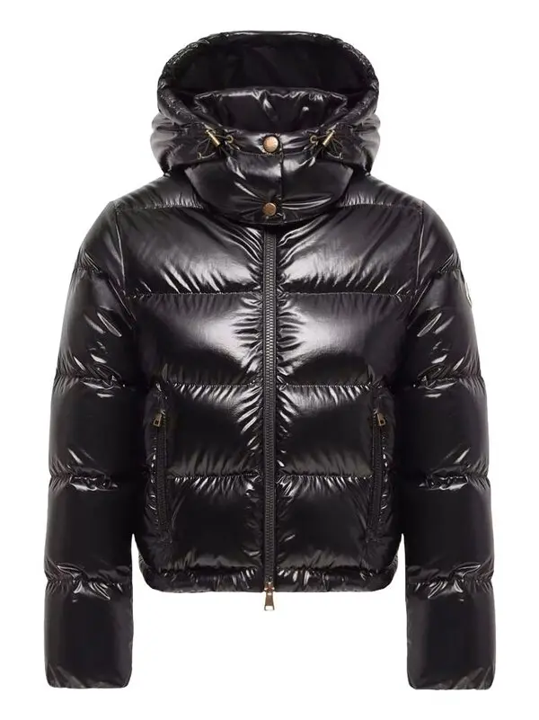 Moncler Niveole Short Nylon Down Jacket - Black
