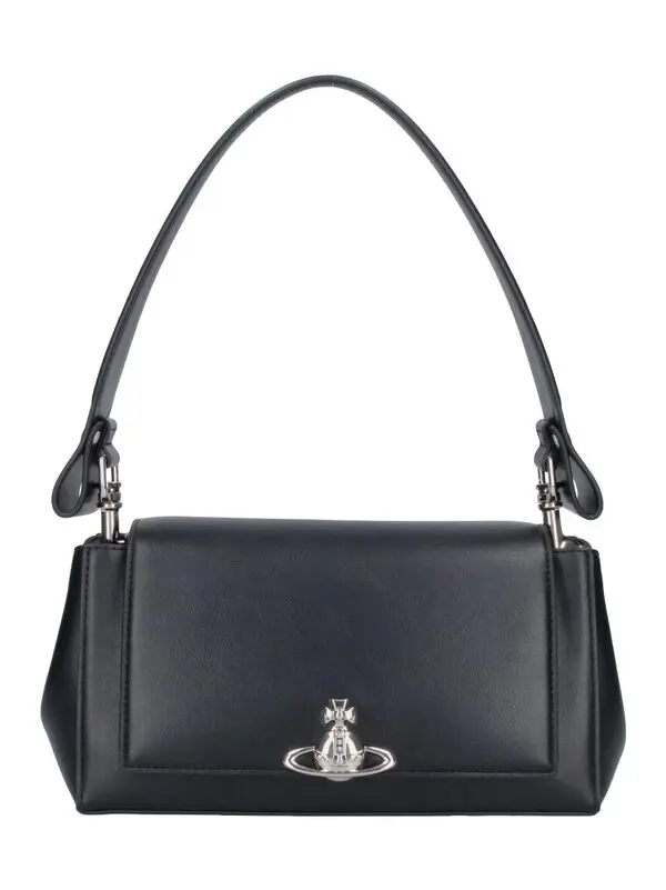 VIVIENNE WESTWOOD Medium Shoulder Bag - Black