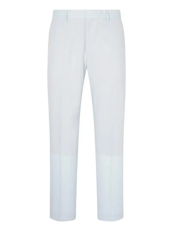 Paul Smith Straight-leg Linen Suit Trousers - Blue