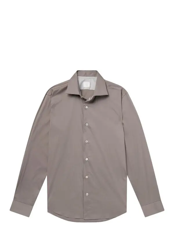 Eleventy Cotton-blend Shirt - Green