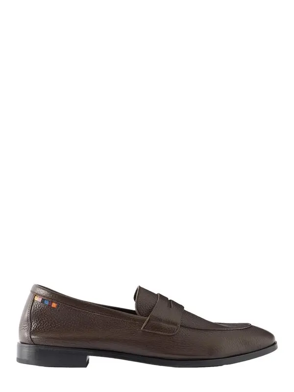 Paul Smith Murano Full-grain Leather Loafers - Brown