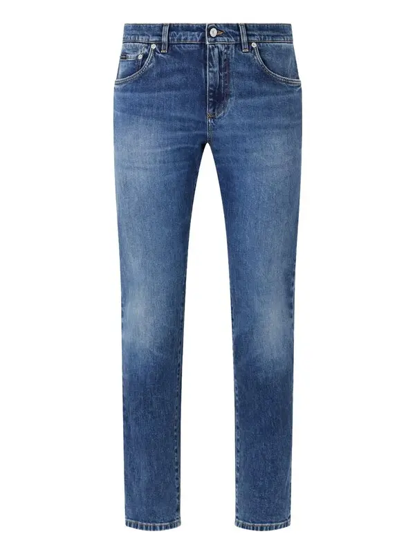 Dolce & Gabbana Marina' Straight-leg Jeans - Blue