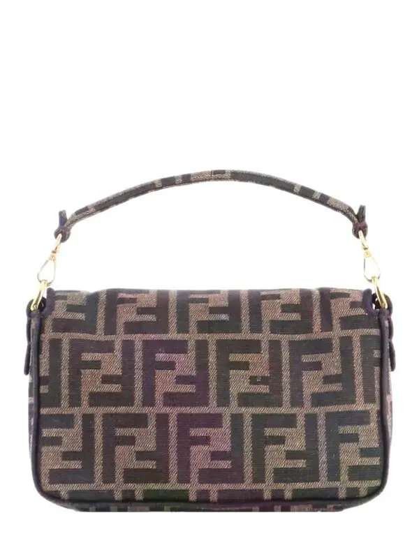 Fendi Baguette Nm Bag Zucca Canvas Mini Crossbody Bag - Brown