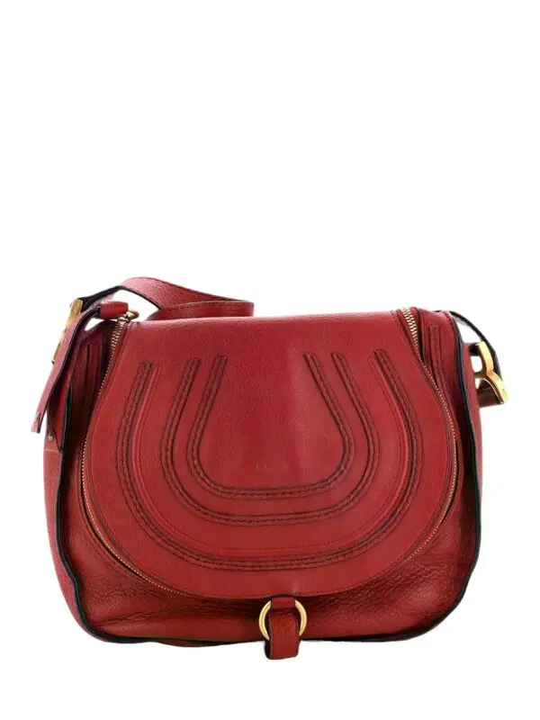 Chloé Marcie Zip Crossbody Bag - Red