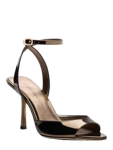 STUART WEITZMAN Lexington Ankle Strap Stiletto Sandals - Cigar