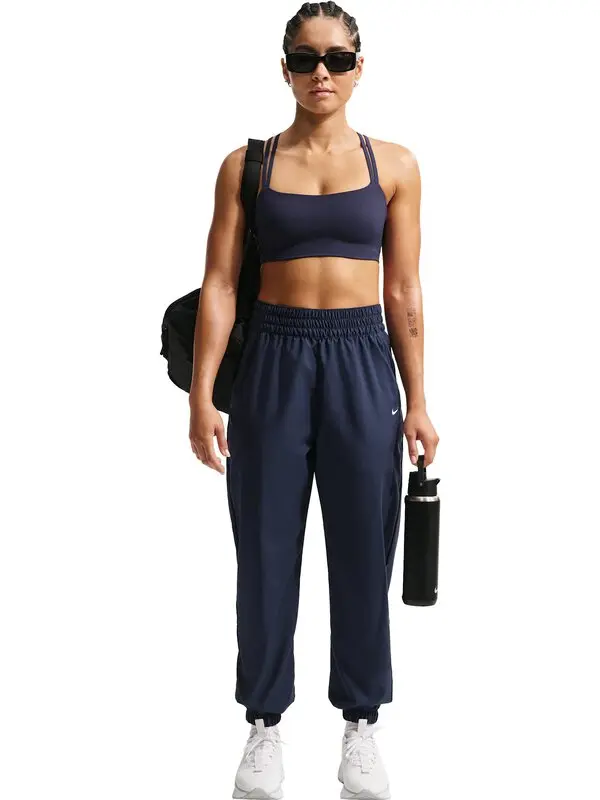 Nike Dri-fit High-waisted 7/8 Jogger Pants - Blue