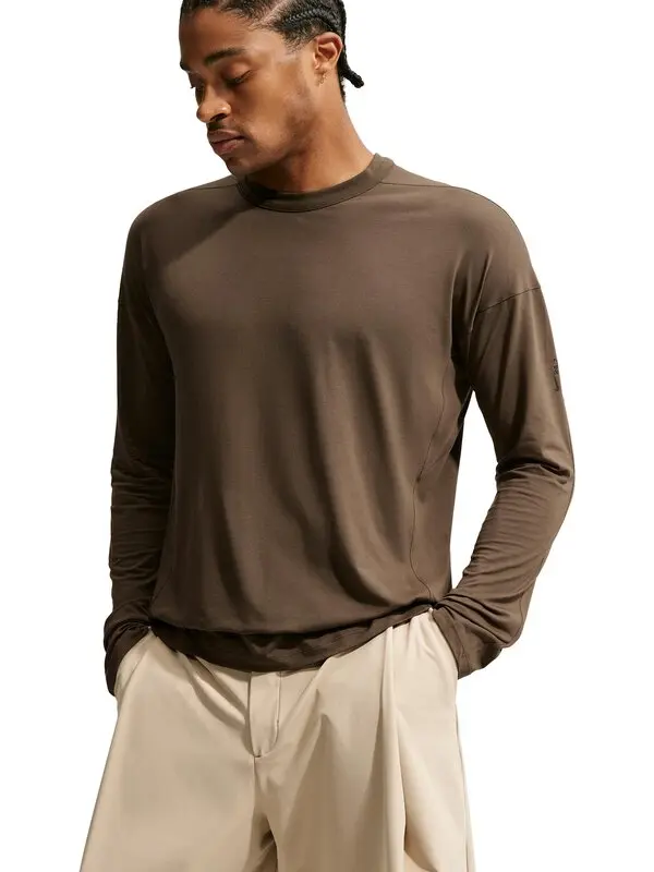 Nike 24.7 Impossiblysoft Light Long-sleeve Top - Brown