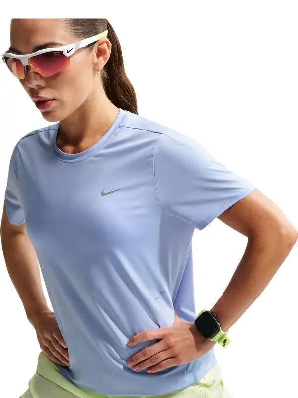 Nike Swift Dri-fit Short-sleeve Running Top - Blue
