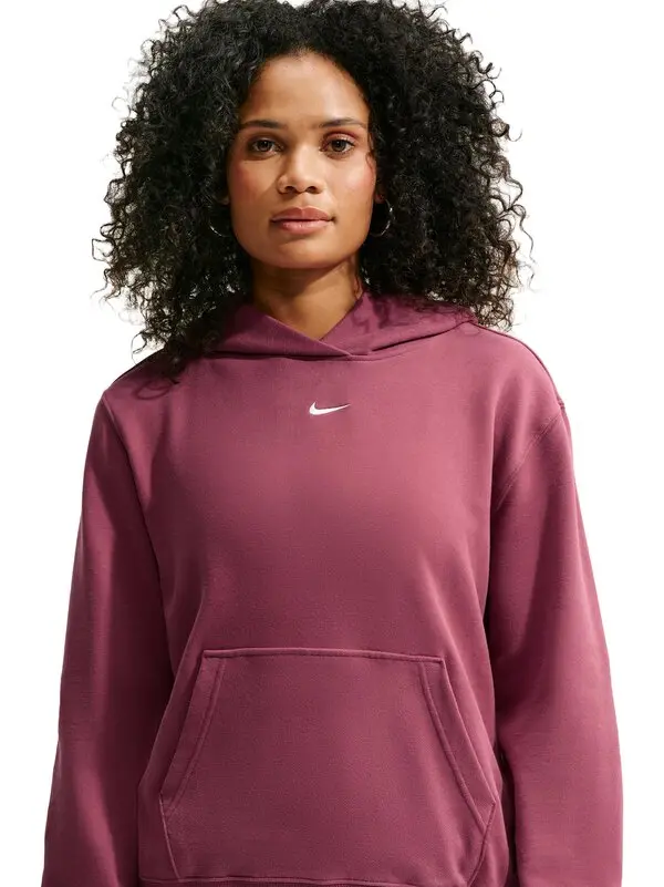 Nike Studio Fleece Lightweight Pullover Hoodie - Red