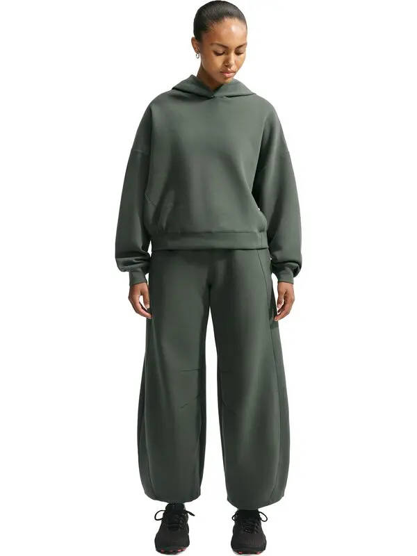 Nike 24.7 Impossiblysoft High-waisted Wide-leg Pants - Green