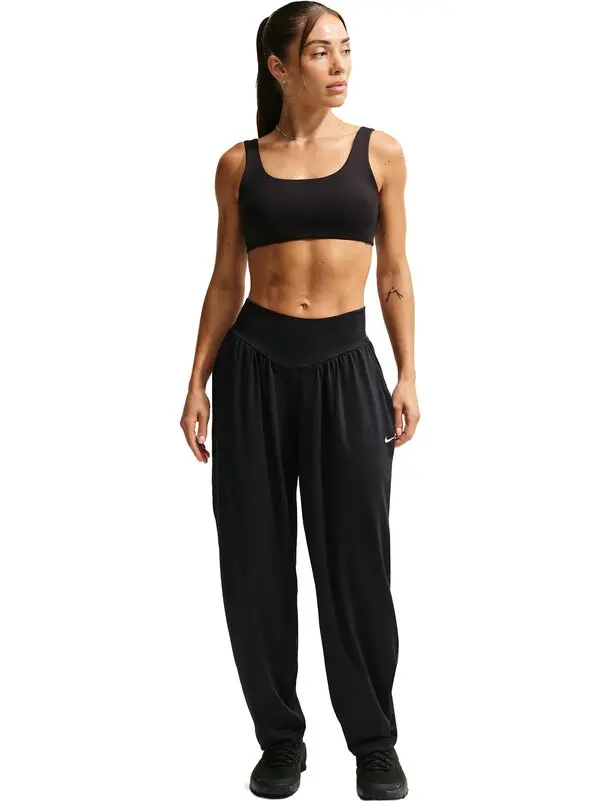 Nike Relaxed Dri-fit Wide Leg Pants - Black