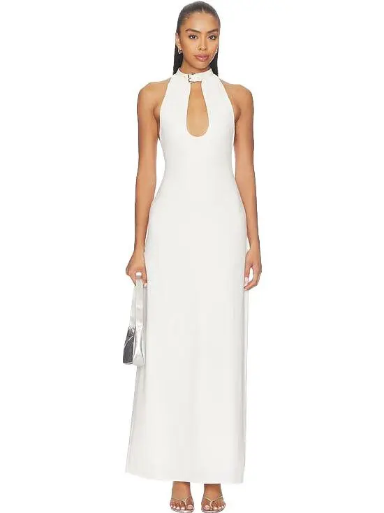 GUIZIO Amalfi Maxi Dress - Ivory