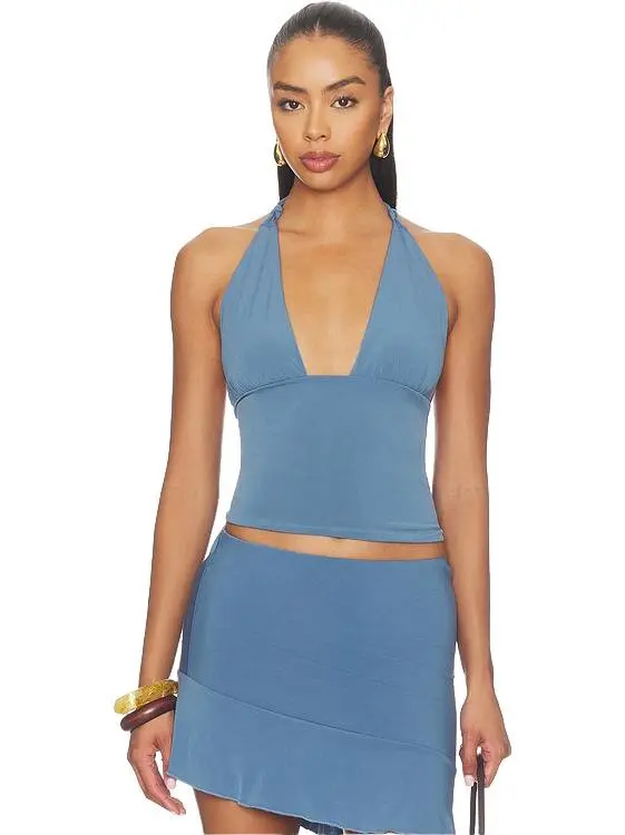 BELLA VENICE The Jade Top - Blue