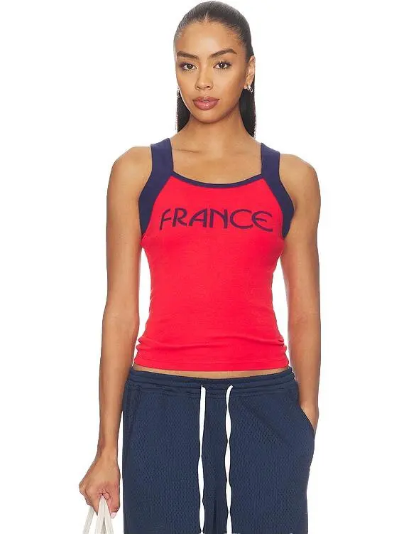 MADE SOME SPORTSWEAR France Tank Top - Red