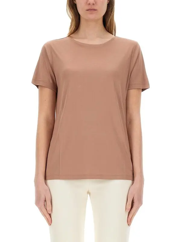 FAY Regular Fit T-shirt - Cream