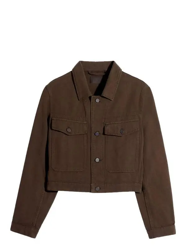 LEMAIRE Lemmaire Cropped Twill Jacket - Brown